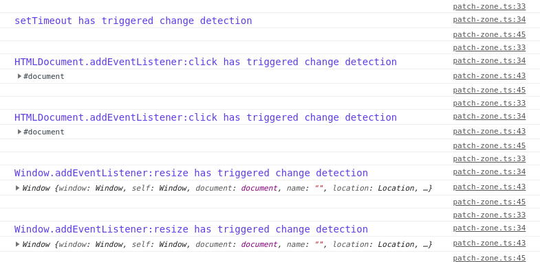 Change Detection Cycles per Different Asynchronous APIs | The Smallest Angular Performance Cookbook