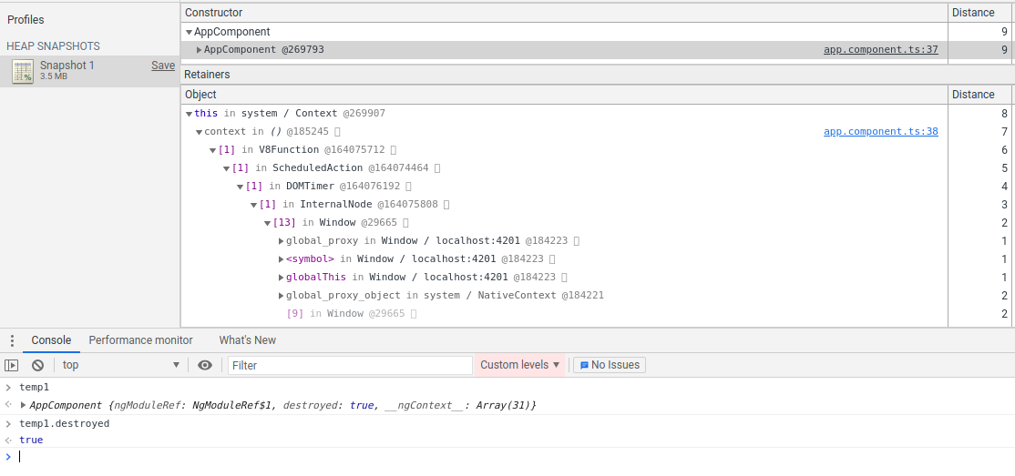Garbage Collection | The Smallest Angular Performance Cookbook